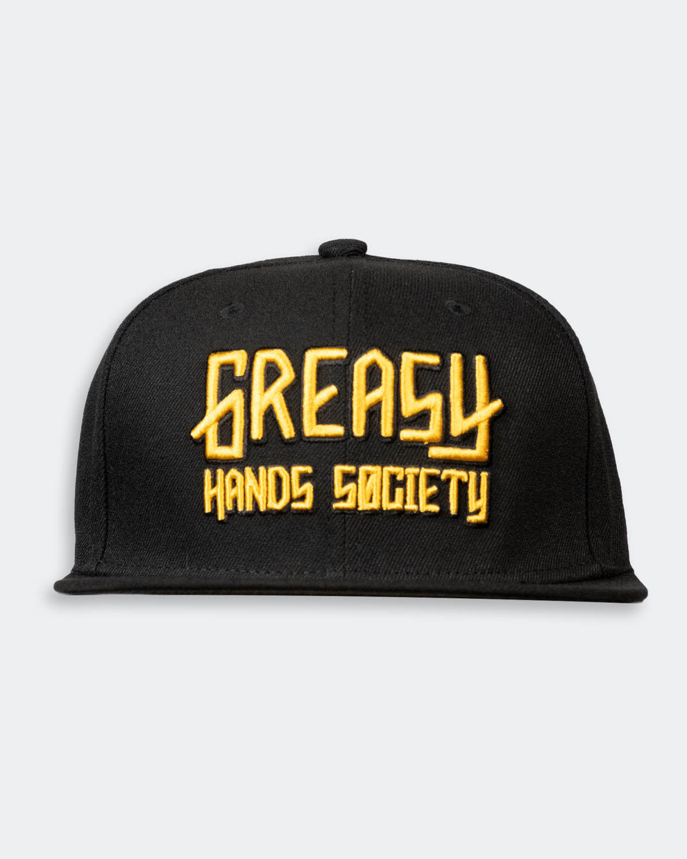 GHS Pro-Style | Black Hat with Gold/Black Logo | Greasy Hands Society
