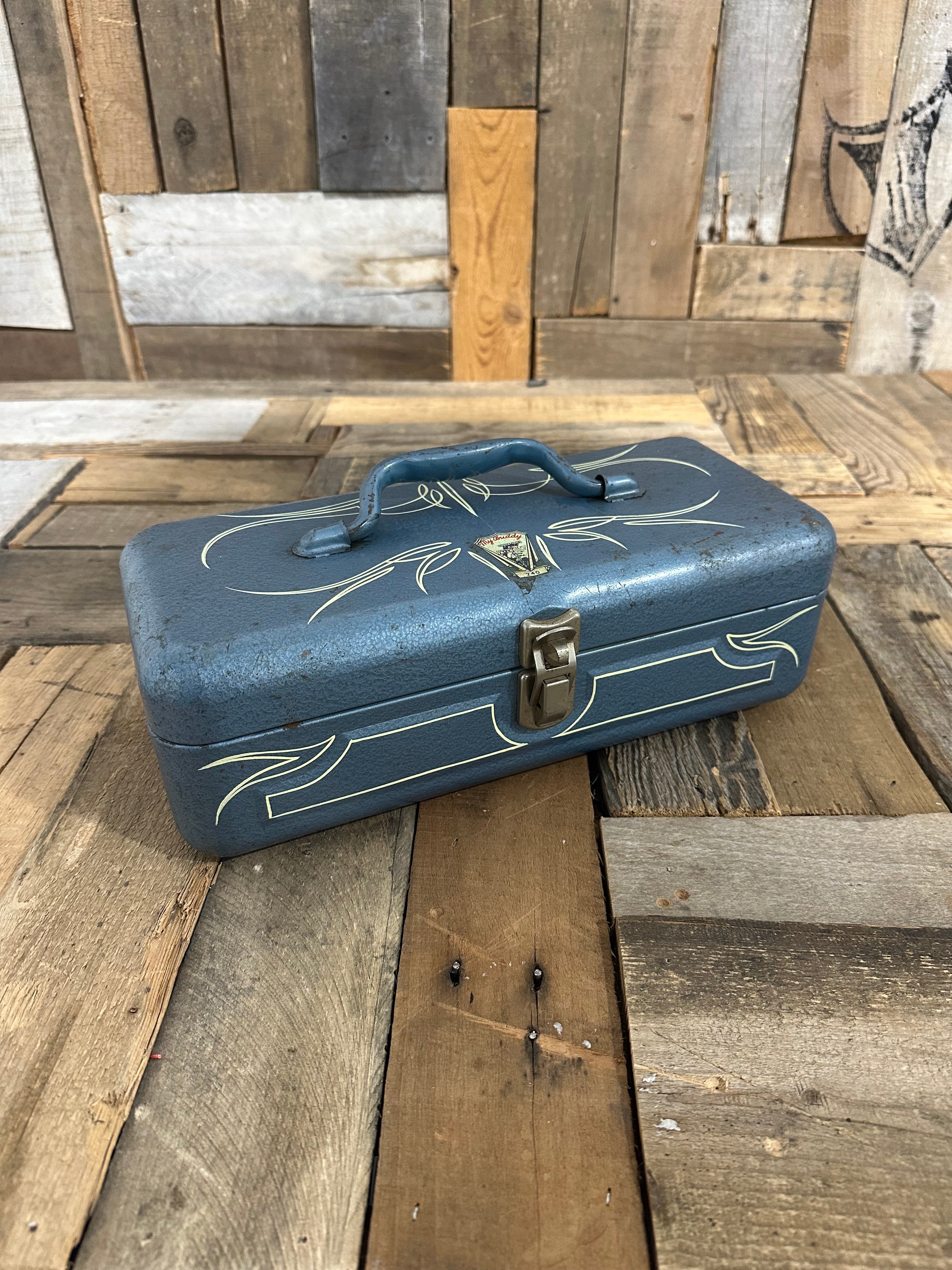 Cherrybomb Vintage Light blue Tackle box – Greasy Hands Society